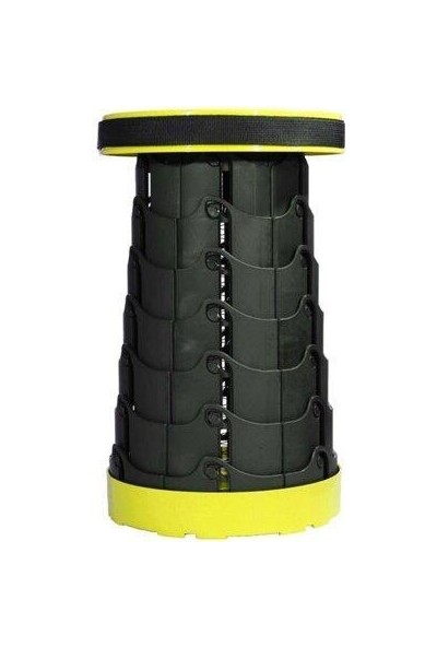 Pikas Teleskopik Katlanabilir, Taşınabilir Tabure(Sarı)