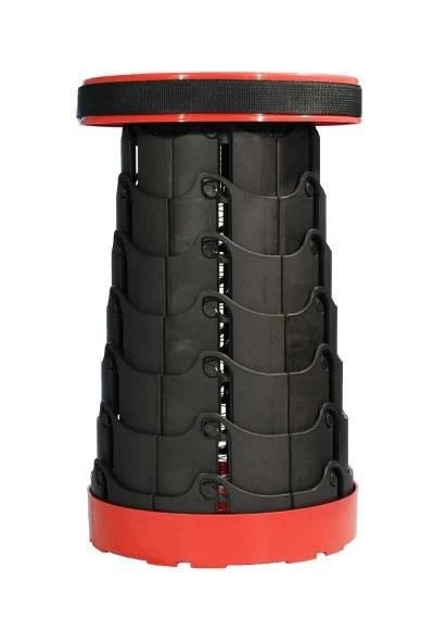 Pikas Teleskopik Katlanabilir, Taşınabilir Tabure(Kırmızı)