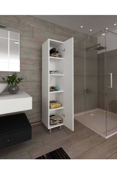 Elite Shopping Aksesuar Duvara Asma Banyo Boy Dolabı Elite Shopping Aksesuar Duvara Asma Banyo Boy Dolabı