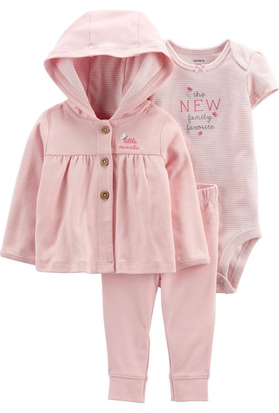 Carter's 3'lü Kız Çocuk Bebek Takımı 1L777810