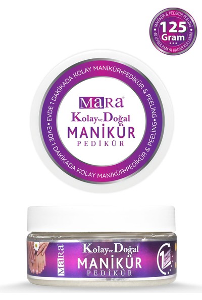 Mara Kolay ve Doğal Manikür Pedikür Peeling 125 gr
