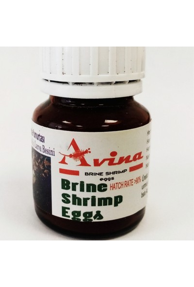 Avina Brine Shrimp Artemia Yumurtası 15 gr Avina Brine Shrimp Artemia Yumurtası 15 gr