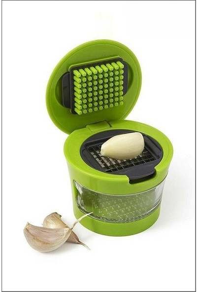 5DM 2 Farklı Çelik Bıçaklı Hazneli Sarımsak Rendesi - Garlic Chopper 5DM 2 Farklı Çelik Bıçaklı Hazneli Sarımsak Rendesi - Garlic Chopper