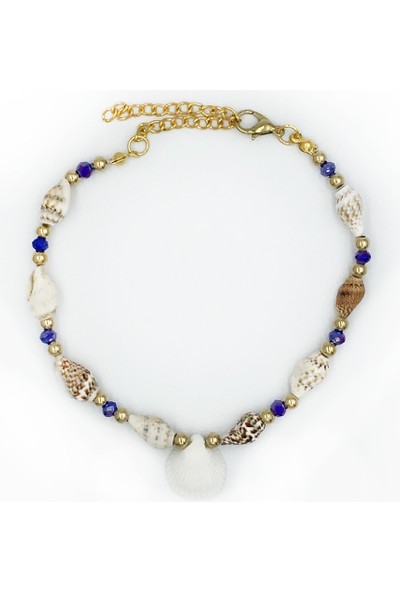 Artikel Gold Deniz Kabuğu, Midye Mor Boncuk Halhal, Ayak Bilekliği Artikel Gold Deniz Kabuğu, Midye Mor Boncuk Halhal, Ayak Bilekliği