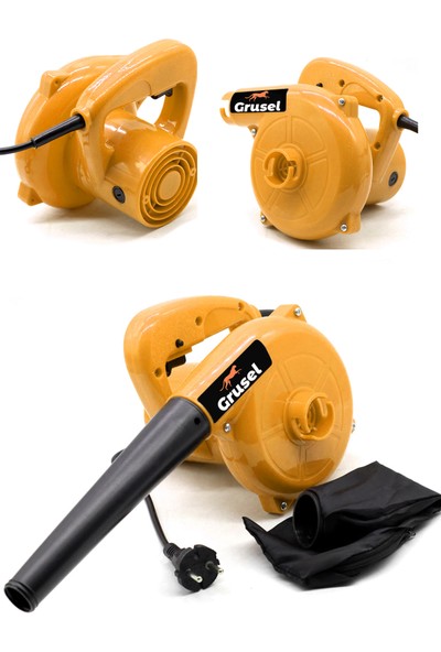 Grusel 2600 W Professional Süper Güç Elektrikli Devir Ayarlı Hava Körüğü Üfleme Makinası Emme Özellikli Grusel 2600 W Professional Süper Güç Elektrikli Devir Ayarlı Hava Körüğü Üfleme Makinası Emme Özellikli