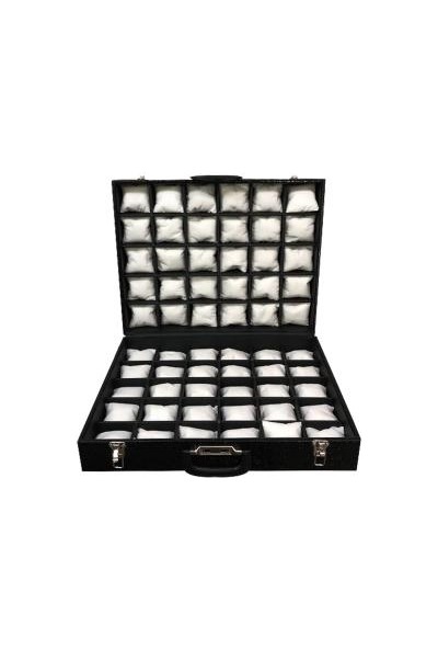 kutuveaksesuar 60'lı Saat Çantası Rugan Siyah