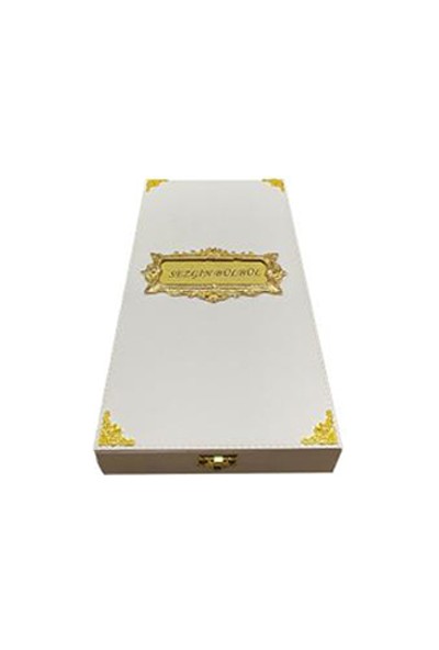 kutuveaksesuar Tesbih Kutusu 5'li Lüx Standlı Beyaz Plaketli kutuveaksesuar Tesbih Kutusu 5'li Lüx Standlı Beyaz Plaketli