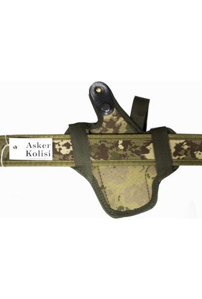 Cırtlı Tam Kelebek Yeni TSK Tabanca Kılıfı - Askeri Malzeme