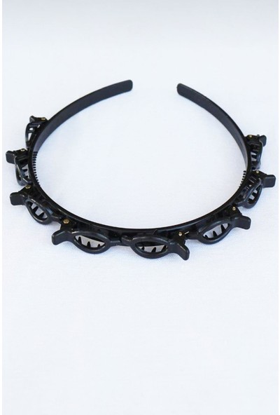 Bahels Siyah Renk Saç Bükücü Taç Saç Bandı