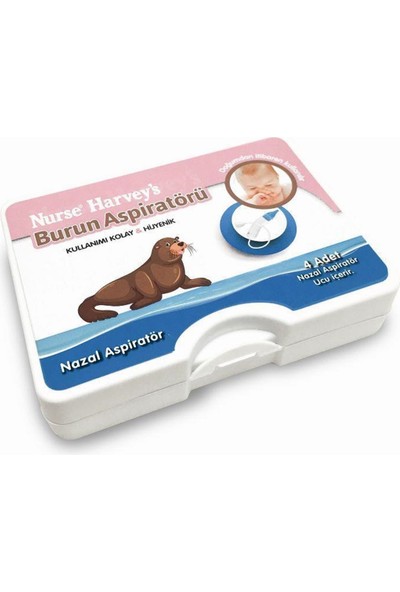 Nurse Harvey's Burun Aspiratörü + 4 Adet Yedek Uç