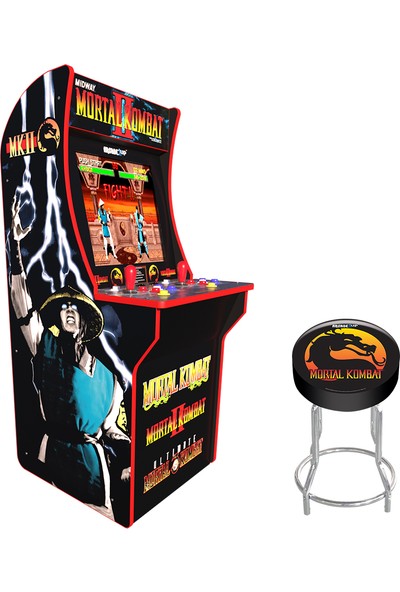 Arcade 1Up Mortal Combat Lisanslı Oyun Konsol Takımı + Sehpalı Işıklı Sandalyeli Arcade 1Up Mortal Combat Lisanslı Oyun Konsol Takımı + Sehpalı Işıklı Sandalyeli