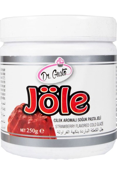 Dr. Gusto Çilek Soğuk Pasta Jeli - Pasta Jole 250 Gr. Dr. Gusto Çilek Soğuk Pasta Jeli - Pasta Jole 250 Gr.