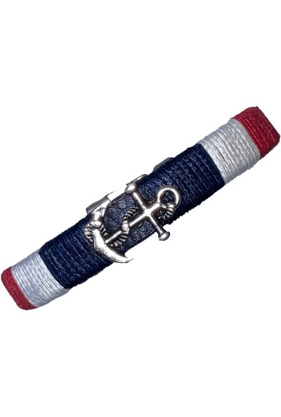 Milanyo Çapa Tasarım Denizci Deri Bileklik