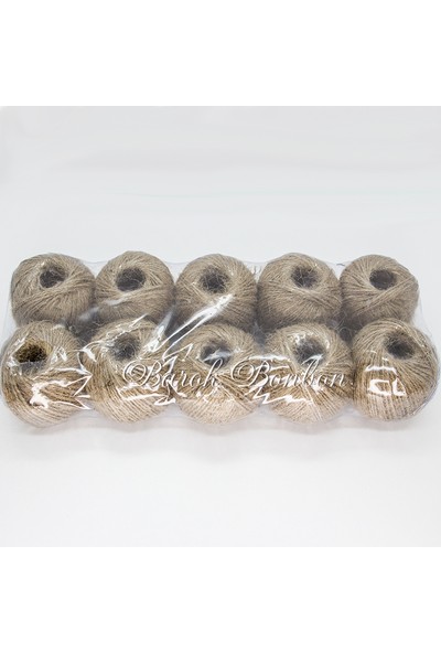 Barok Bonbon Jüt Ip - Sicim Ip 10 Adet Barok Bonbon Jüt Ip - Sicim Ip 10 Adet