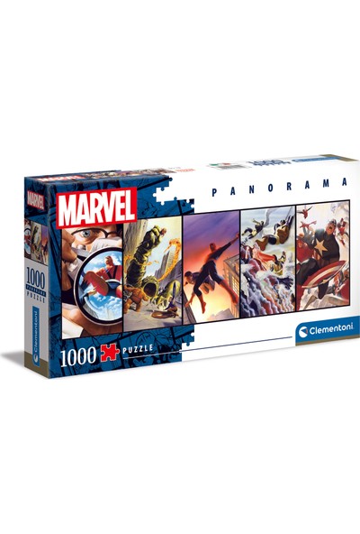 Clementoni - 1000 Parça Disney Panorama Yetişkin Puzzle - Marvel Clementoni - 1000 Parça Disney Panorama Yetişkin Puzzle - Marvel