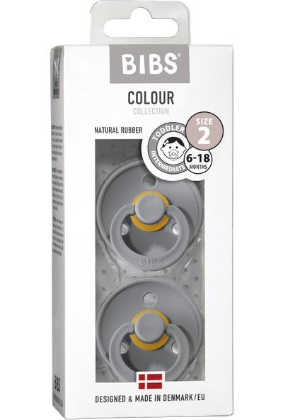 Bibs Kauçuk Emzik I Cloud I 2'li Paket I 6-18 Ay