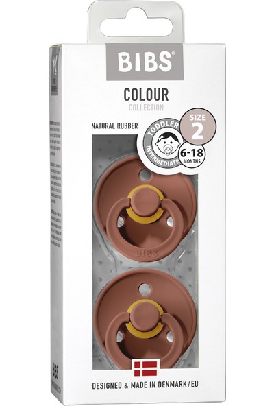 Bibs Kauçuk Emzik I Woodchuck I 2'li Paket I 6-18 Ay