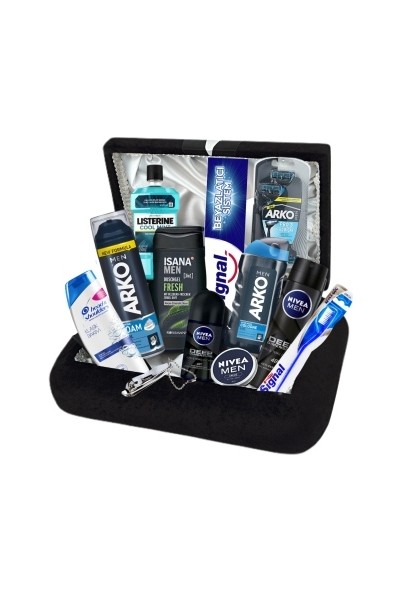 Nivea Erkek Bakım Seti - Damat Çeyiz Sandık Nişan Bohça Seti