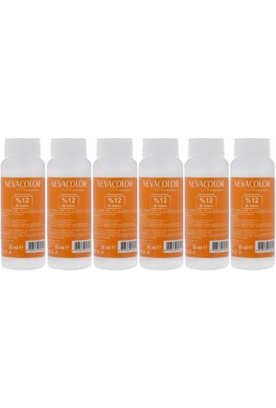 Nevacolor Oksidan 40 Volume %12 50ML x 6 Adet Nevacolor Oksidan 40 Volume %12 50ML x 6 Adet