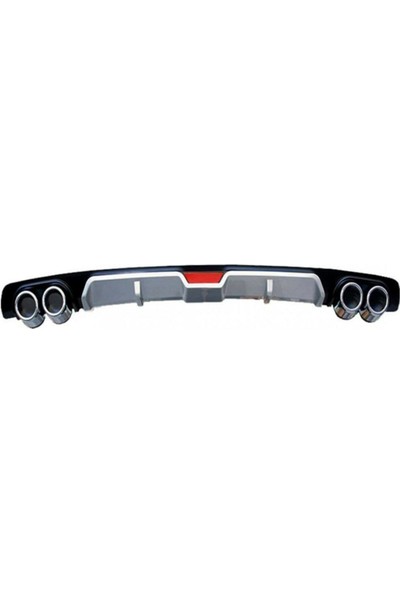 Mm Oto Ford Fiesta 2009-2017 Hatchback Universal 4 Egzoz Çıkışlı Stop Lambalı Gri Difüzör Mm Oto Ford Fiesta 2009-2017 Hatchback Universal 4 Egzoz Çıkışlı Stop Lambalı Gri Difüzör