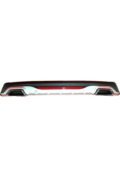 Mm Oto Citröen Berlingo 2008 ve Üzeri 4 Egzoz Çıkışlı Stop Lambalı Gri Difüzör Mm Oto Citröen Berlingo 2008 ve Üzeri 4 Egzoz Çıkışlı Stop Lambalı Gri Difüzör