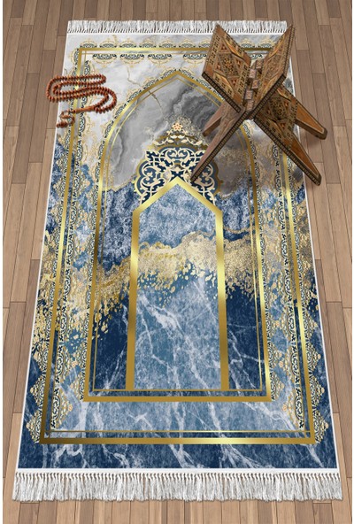 Colizon Dekoratif Yıkanabilir Kaymaz Tabanlı Seccade