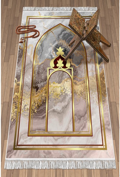 Colizon Dekoratif Yıkanabilir Kaymaz Tabanlı Seccade