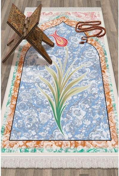 Colizon Dekoratif Yıkanabilir Kaymaz Tabanlı Seccade