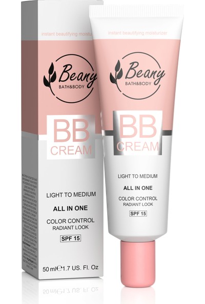 Beany Light To Medium 15 SPF BB Cream 50 ml Beany Light To Medium 15 SPF BB Cream 50 ml