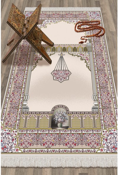 Colizon Dekoratif Yıkanabilir Kaymaz Tabanlı Seccade