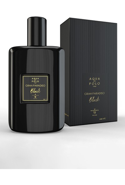 Aqua Di Polo 1987 Özel Seri Gran Paradiso Black Erkek Edp Parfüm Büyük Boy 100 ml APCN001808