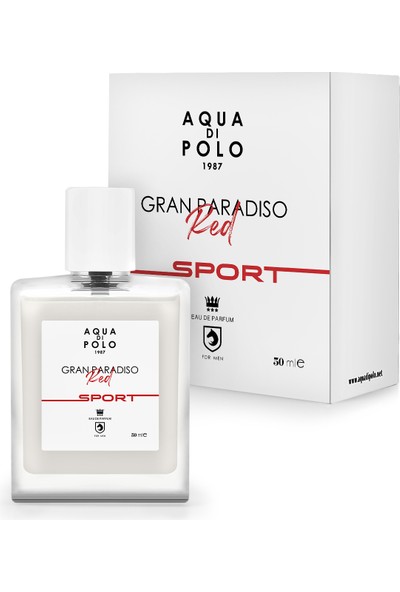 Aqua Di Polo 1987 Gran Paradiso Red Sport 50 ml Erkek Edp APCN000510