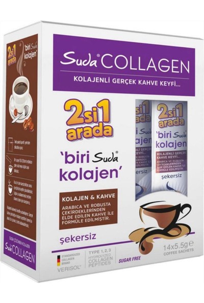 Suda Collagen Kahve Aromalı 14 Saşe