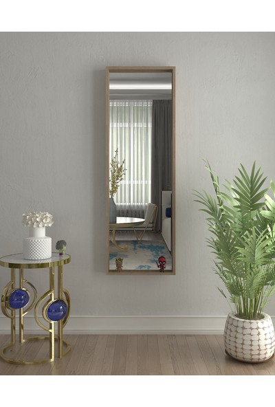 Rivomo Ahşap 150 x 50 x 6 cm Dekoratif Boy Aynası