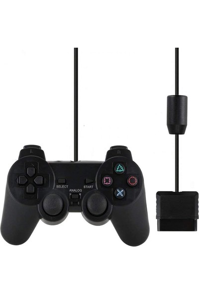 DNR Playstation 2 Analoglu Titreşimli Ps2 Oyun Kolu Gamepad DNR Playstation 2 Analoglu Titreşimli Ps2 Oyun Kolu Gamepad