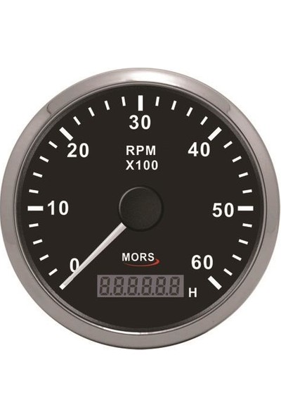 Mors Devir Göstergesi 6000 Rpm Siyah Mors Devir Göstergesi 6000 Rpm Siyah