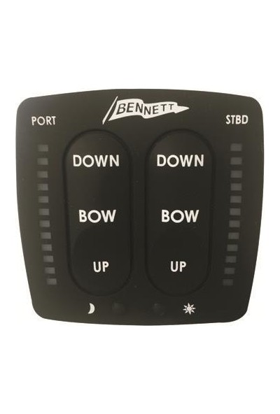 Bennet Trim Göstergeli Switch Çift Istasyon