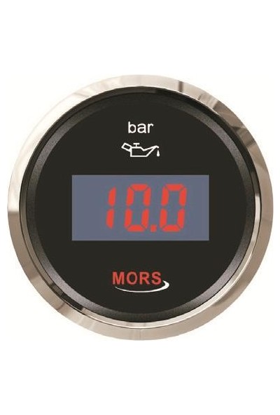Mors Dijital Yağ Göstergesi 10 Bar 12-24V Siyah Mors Dijital Yağ Göstergesi 10 Bar 12-24V Siyah