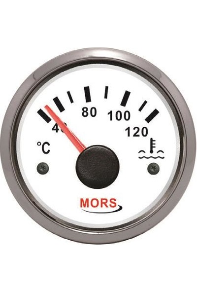 Mors Hararaet Göstergesi 12-24 V Beyaz Mors Hararaet Göstergesi 12-24 V Beyaz