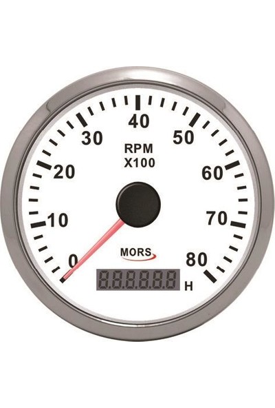 Mors Devir Göstergesi 8000 Rpm Beyaz