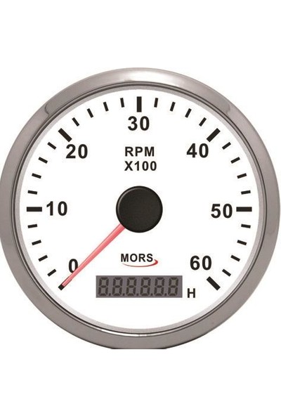 Mors Devir Göstergesi 6000 Rpm Beyaz