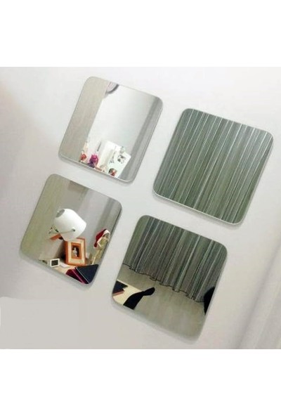 Mefe 4'lü Dekoratif Pleksi Ayna