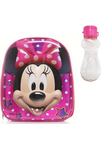 Masho Trend Pembe Minnie Mouse Anaokulu Çanta Suluk Anaokulu Çanta Kreş Çanta Mini Maus Çanta