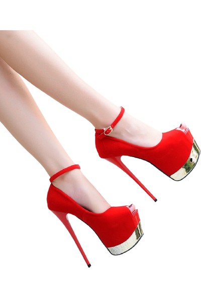 Elin Fashion Yüksek Topuklu Stiletto 16 cm (Yurt Dışından) Elin Fashion Yüksek Topuklu Stiletto 16 cm (Yurt Dışından)