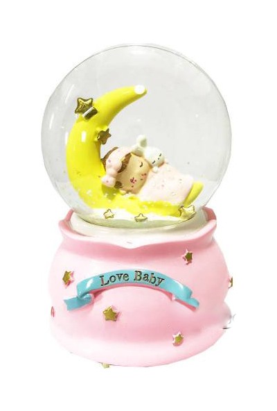 Narkissos Ay Çocuk Temalı Müzikli Işıklı Müzikli Kar Püskürtmeli Büyük Boy Kar Küresi Narkissos Ay Çocuk Temalı Müzikli Işıklı Müzikli Kar Püskürtmeli Büyük Boy Kar Küresi