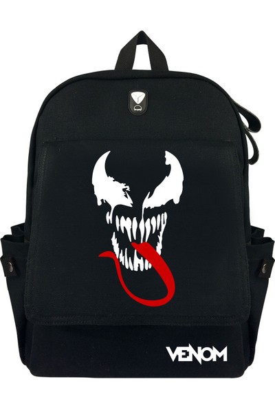 Leqi Venom Temalı Unisex Sırt Çantası Leqi Venom Temalı Unisex Sırt Çantası