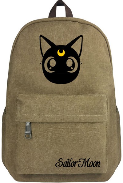 Leqi Sailor Moon Anime Temalı Unisex Sırt Çantası