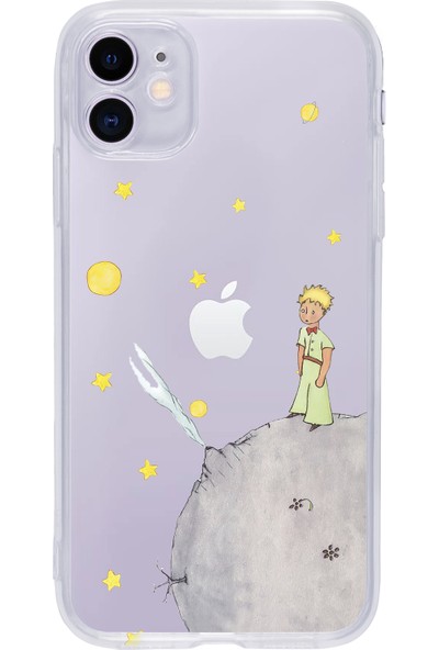 Moodcase iPhone 11 Küçük Prens Desenli Premium Şeffaf Silikon Kılıf Moodcase iPhone 11 Küçük Prens Desenli Premium Şeffaf Silikon Kılıf