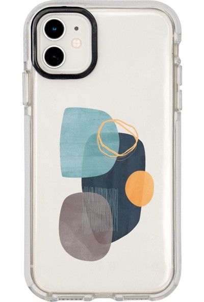 Moodcase iPhone 11 Wall Art Desenli Candy Bumper Silikonlu Telefon Kılıfı Moodcase iPhone 11 Wall Art Desenli Candy Bumper Silikonlu Telefon Kılıfı