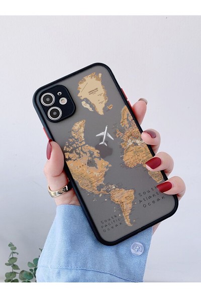 Moodcase iPhone 11 Yeşil Kamera Lens Korumalı Nasa Desenli Lüx Telefon Kılıfı